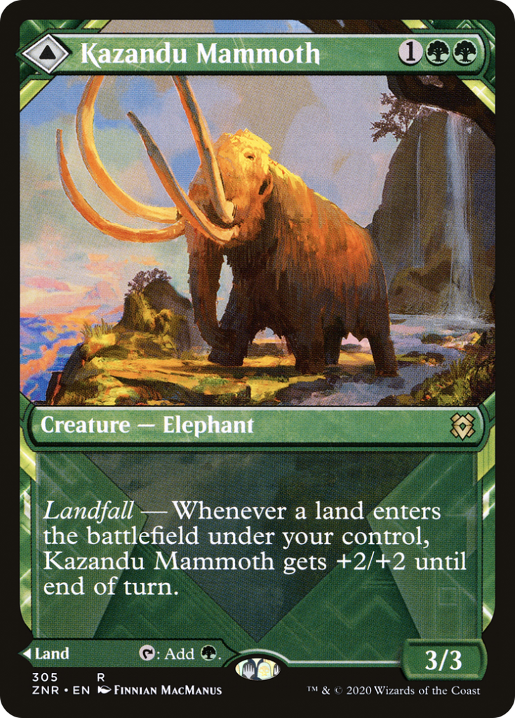 Kazandu Mammoth (Showcase) – La Cripta – Singles de Magic the Gathering