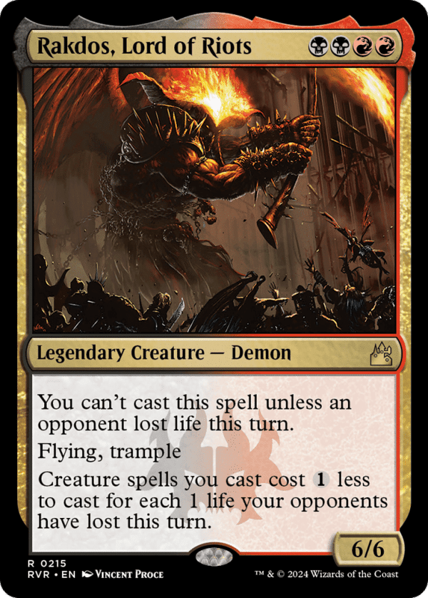 Rakdos, Lord of Riots – La Cripta – Singles de Magic the Gathering