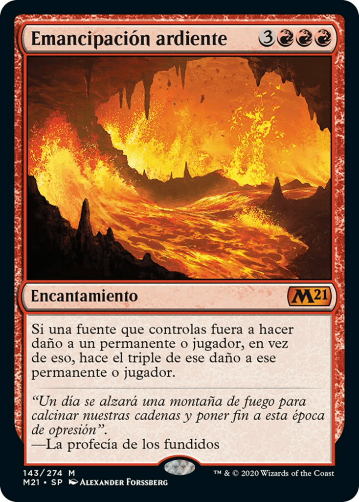 Fiery Emancipation – La Cripta – Singles de Magic the Gathering