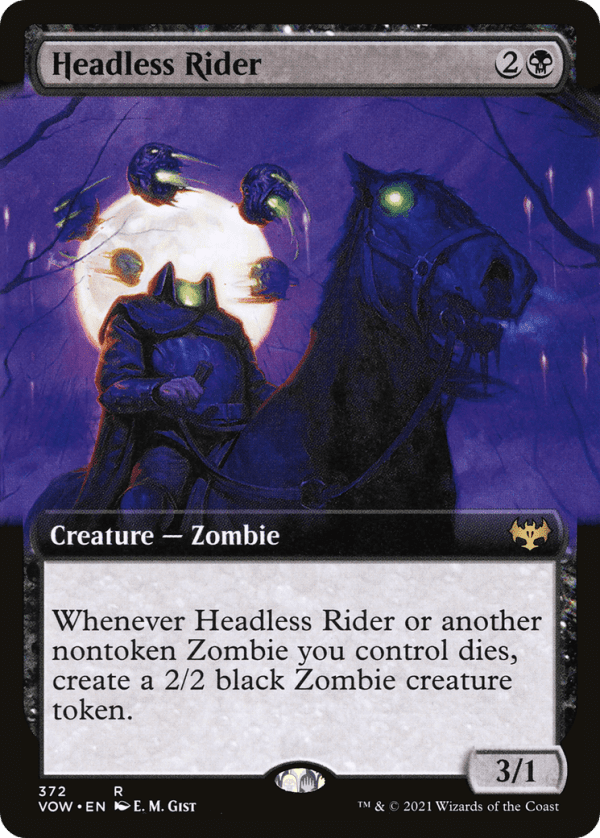 Headless Rider (Extended Art) – La Cripta – Singles de Magic the Gathering
