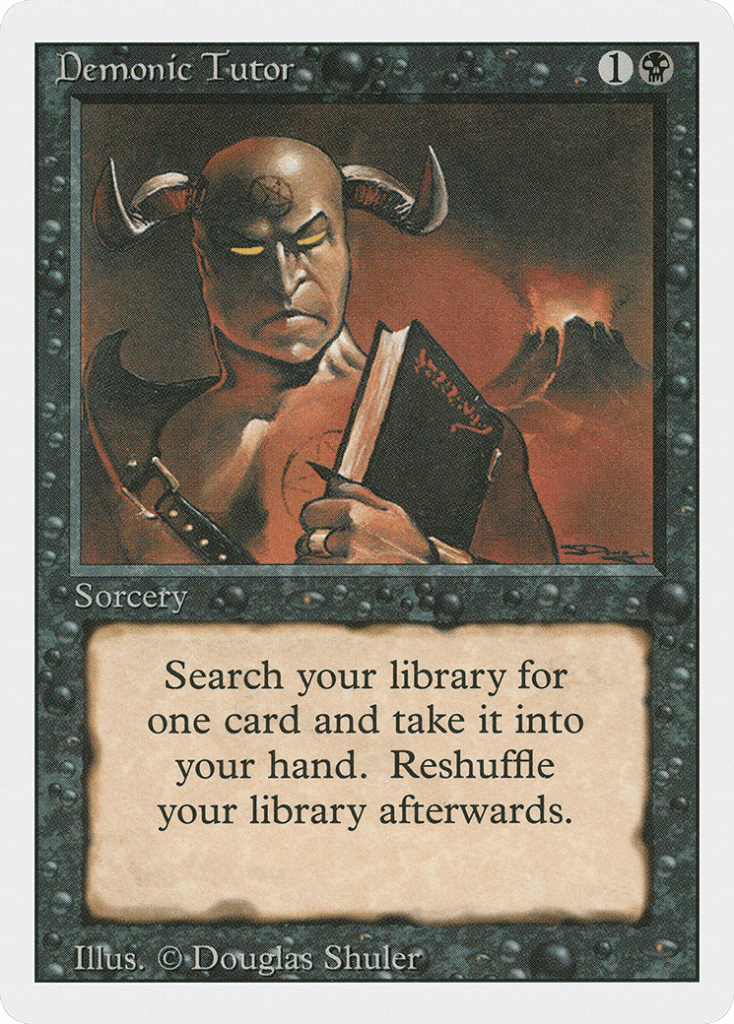 Demonic Tutor – La Cripta – Singles de Magic the Gathering
