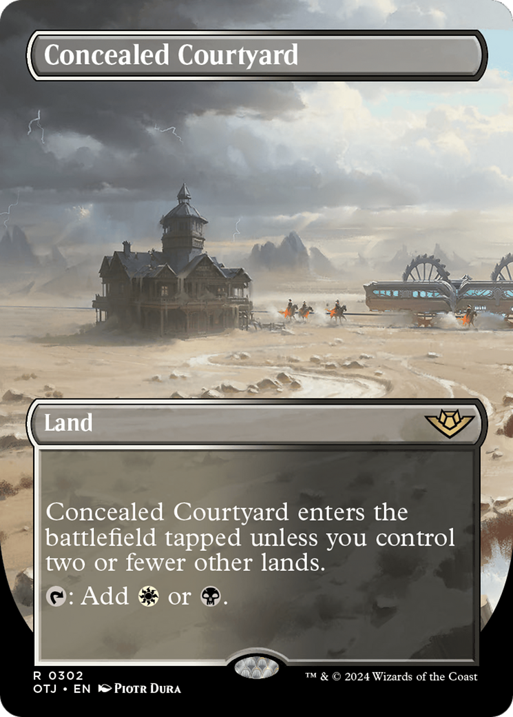 Concealed Courtyard (Borderless) – La Cripta – Singles de Magic the ...
