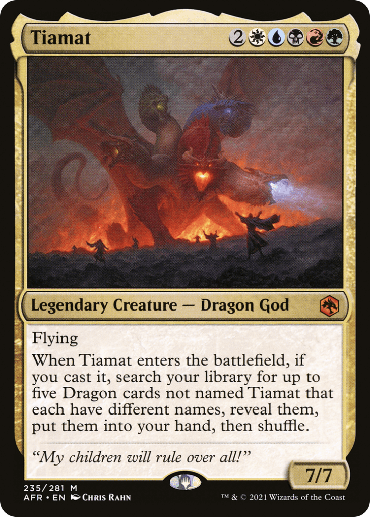 Tiamat – La Cripta – Singles de Magic the Gathering