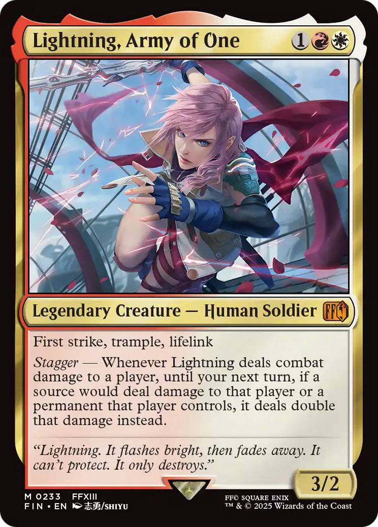 Lightning, Army of One (FOIL) – La Cripta – Singles de Magic the Gathering