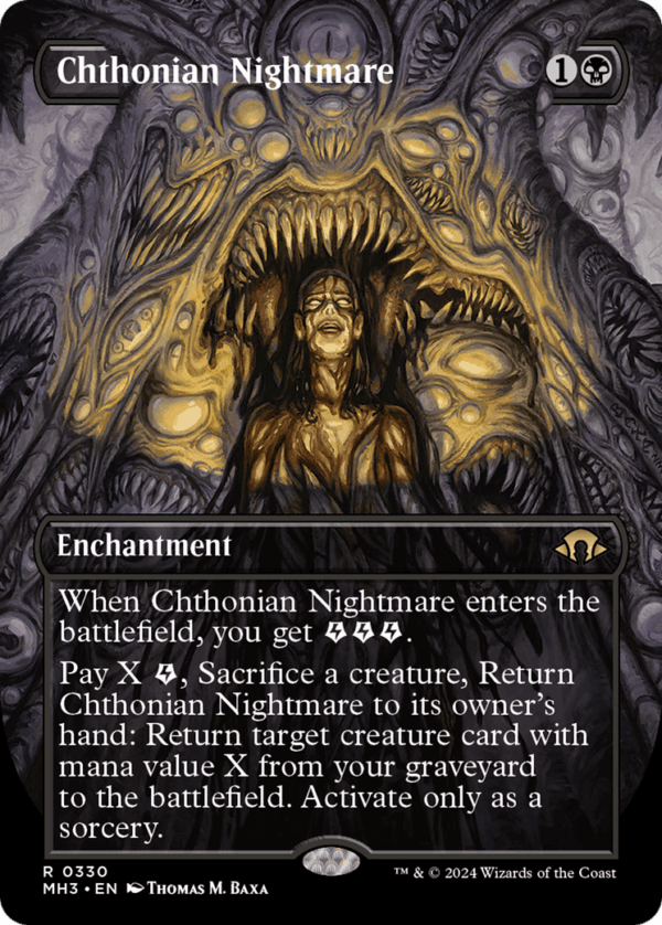 Chthonian Nightmare (Borderless) – La Cripta – Singles de Magic the ...