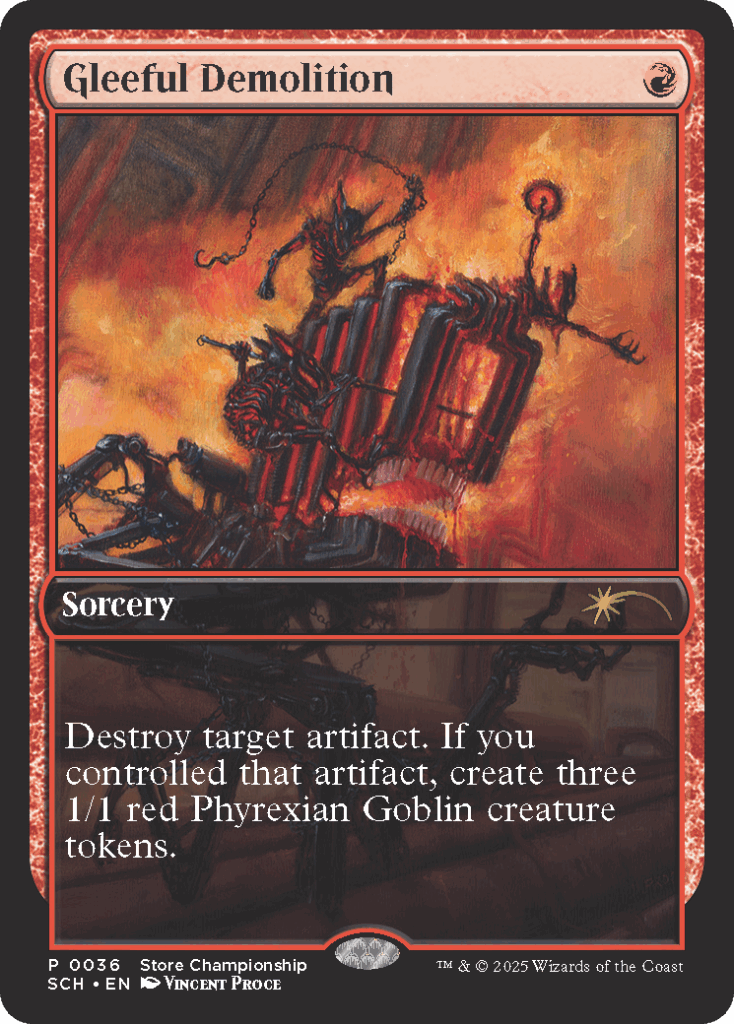 Gleeful Demolition (Store Championship) – La Cripta – Singles de Magic ...