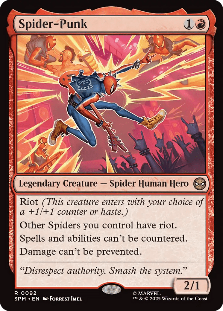 Spider-Punk – La Cripta – Singles de Magic the Gathering